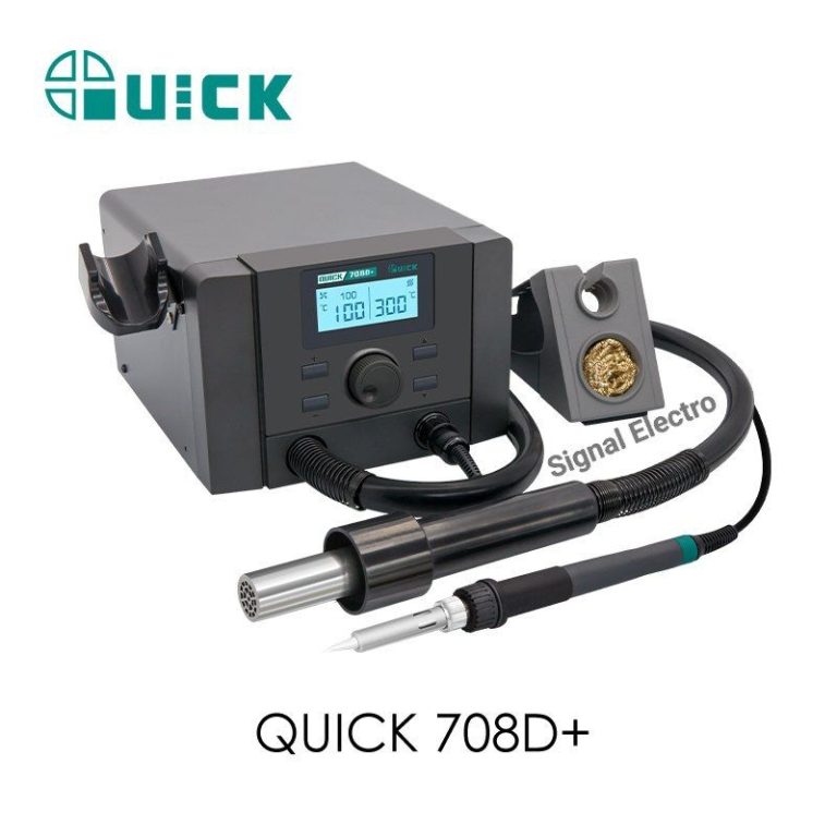 هویه و هوای گرم دیجیتال کوییک +QUICK 708D: مشخصات، کاربرد و عیب‌یابی